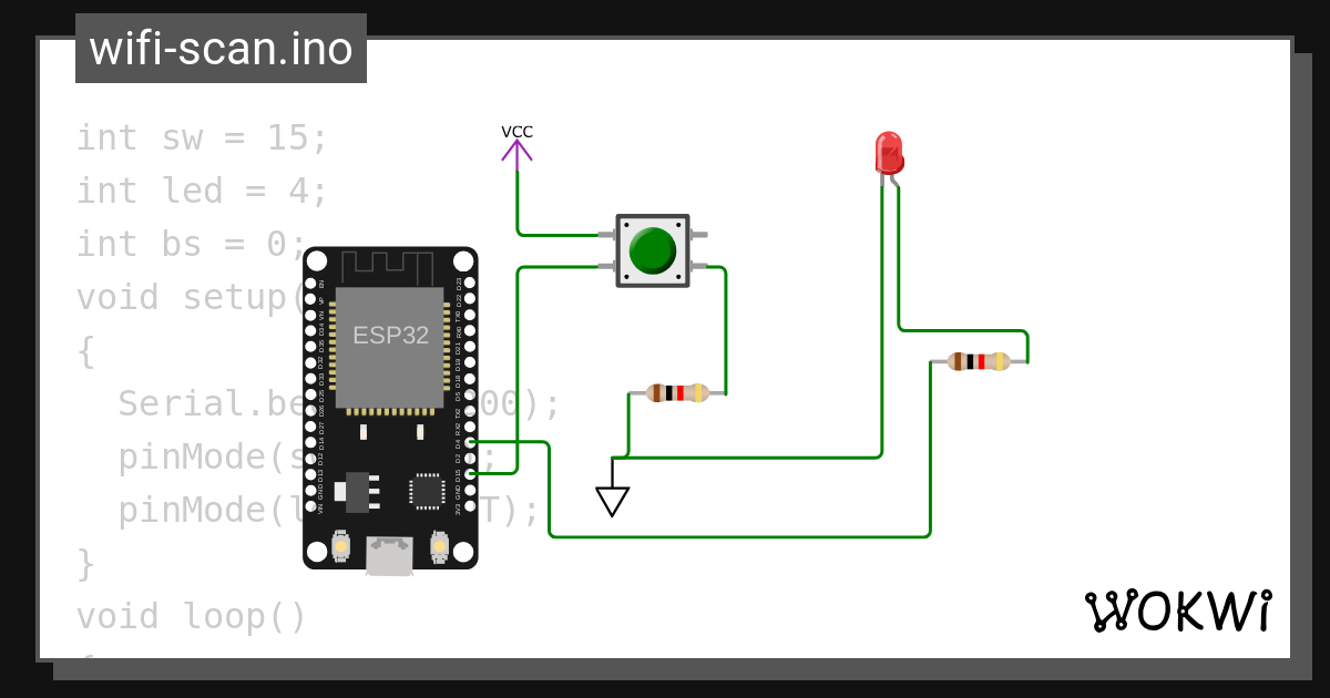 Switch Interfacing Wokwi Esp32 Stm32 Arduino Simulator 3956