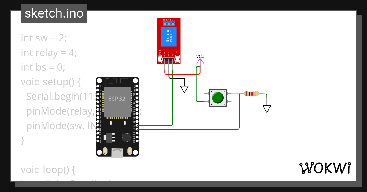 switch - Wokwi ESP32, STM32, Arduino Simulator