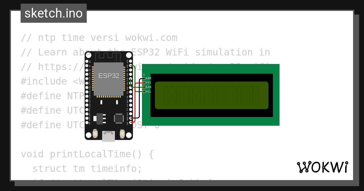 Simulasimenyesuaikan Jam Indonesia Wokwi Esp32 Stm32 Arduino Simulator 7743