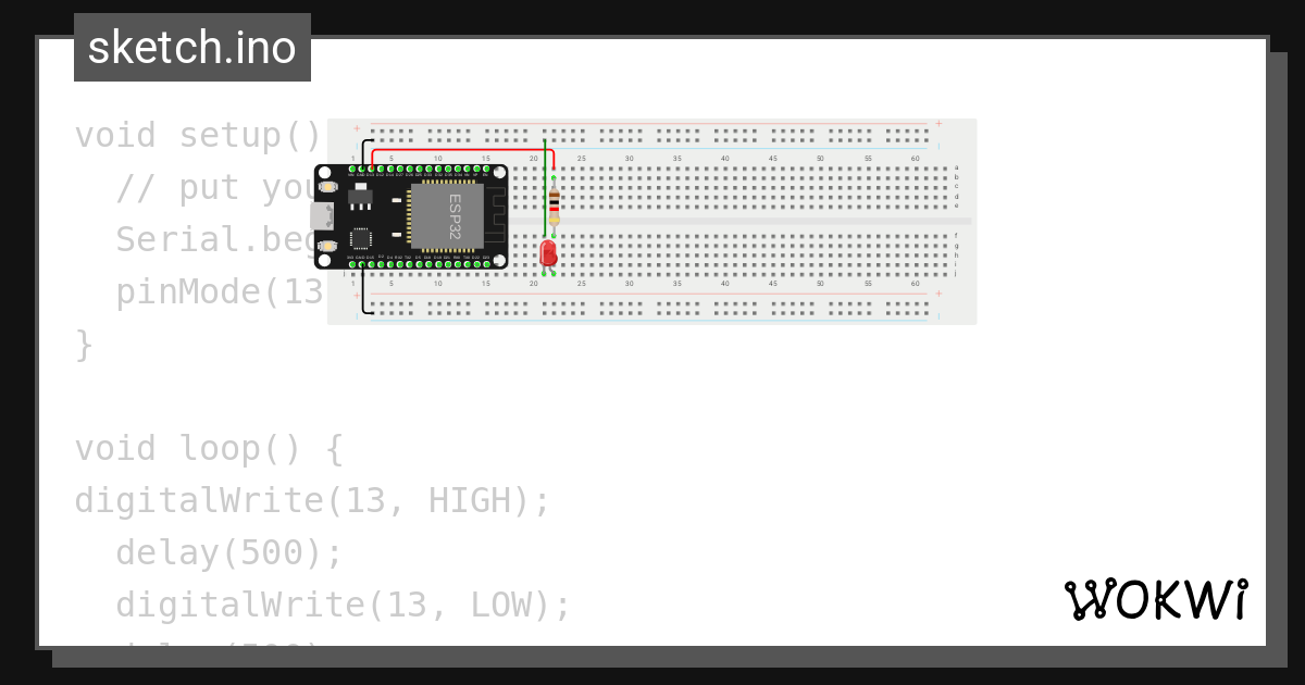 Programación Wokwi Esp32 Stm32 Arduino Simulator