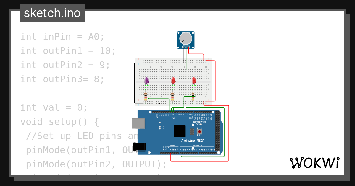 Light Based On Voltage Wokwi Esp32 Stm32 Arduino Simulator
