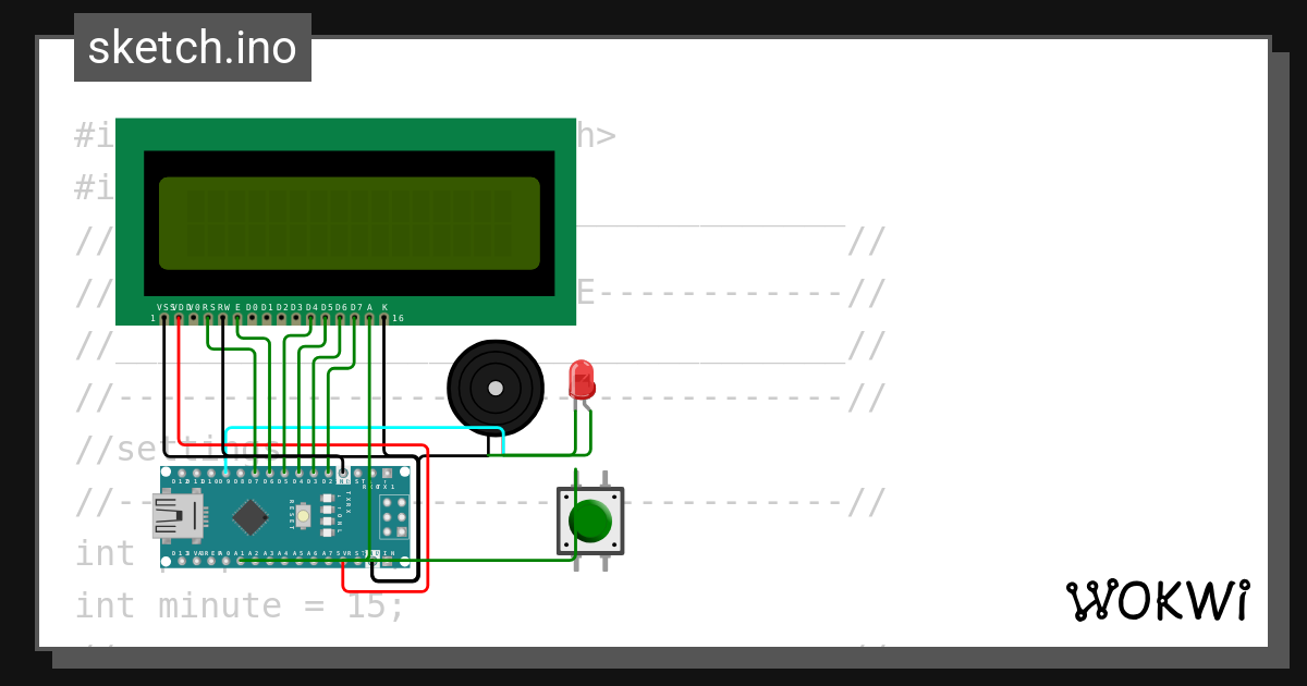 Timer Done Wokwi Esp32 Stm32 Arduino Simulator