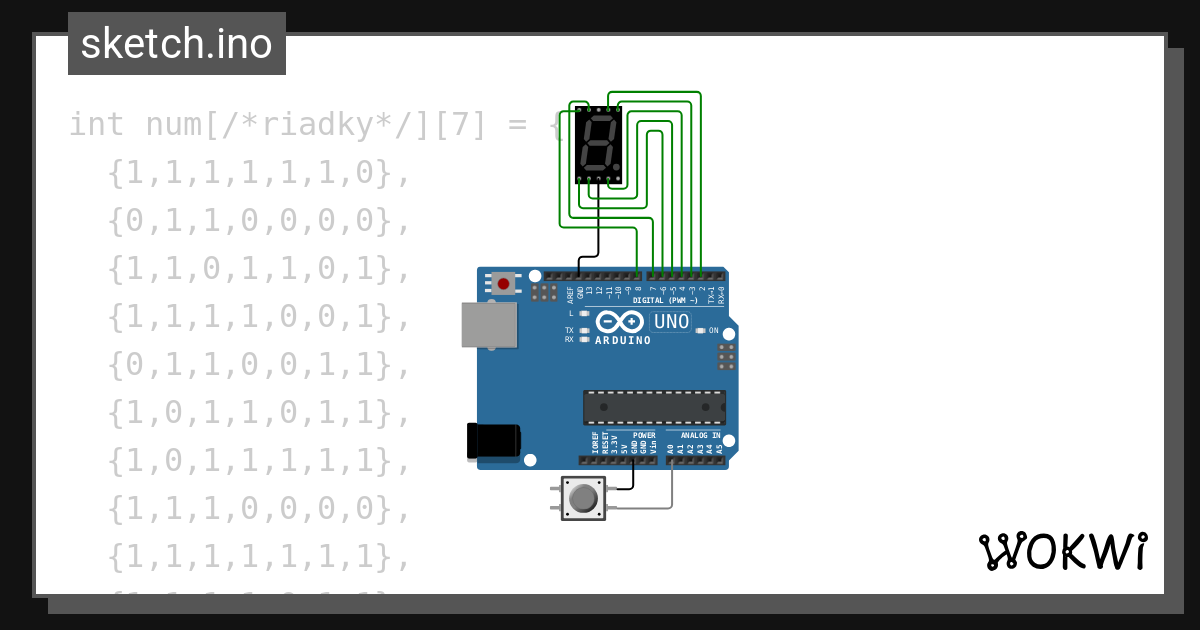 9 Cifrove Epilepticke Tlacitko Wokwi Esp32 Stm32 Arduino Simulator