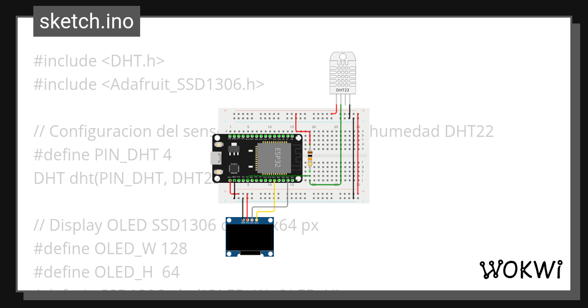 CPcM-DHT 22 – ESP32 - Tortoriello - Wokwi ESP32, STM32, Arduino Simulator