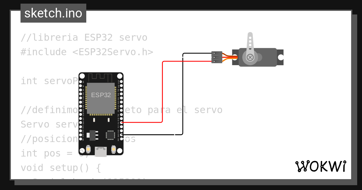 Servo180 Wokwi Esp32 Stm32 Arduino Simulator