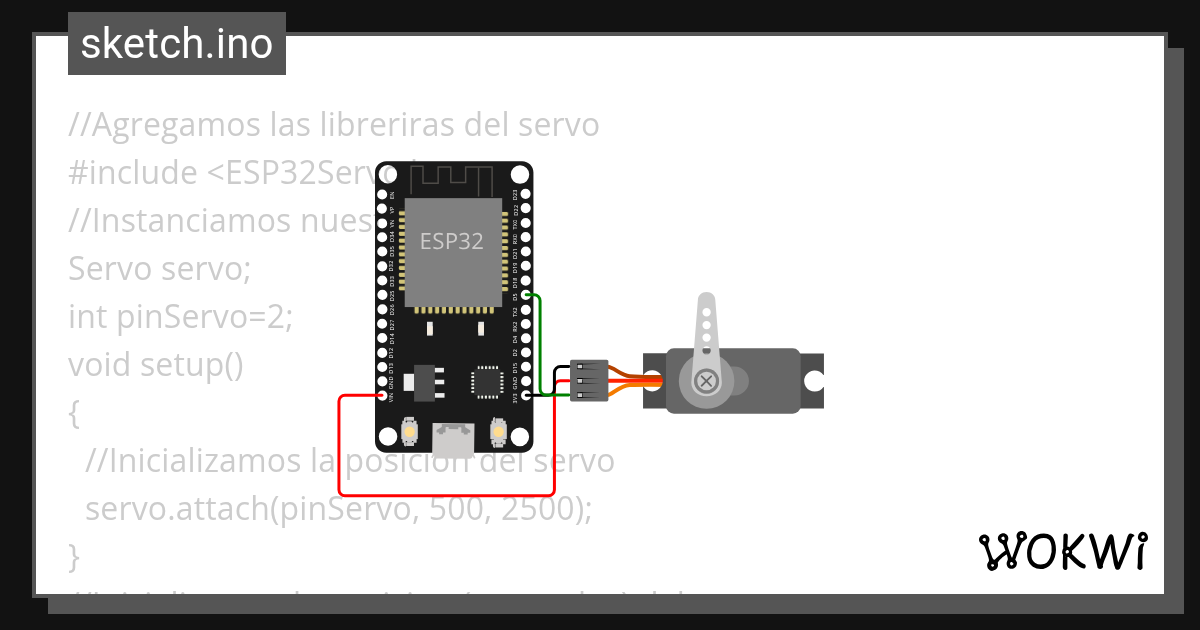 Servo - Wokwi ESP32, STM32, Arduino Simulator