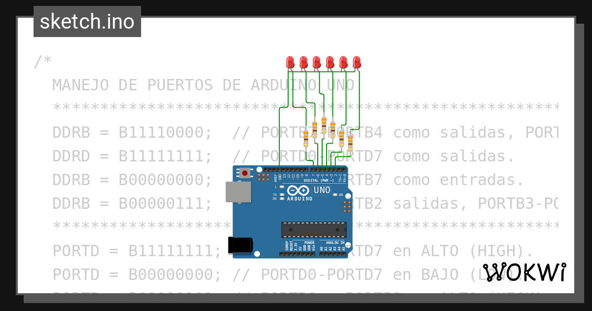 Puertos2 Wokwi Esp32 Stm32 Arduino Simulator 