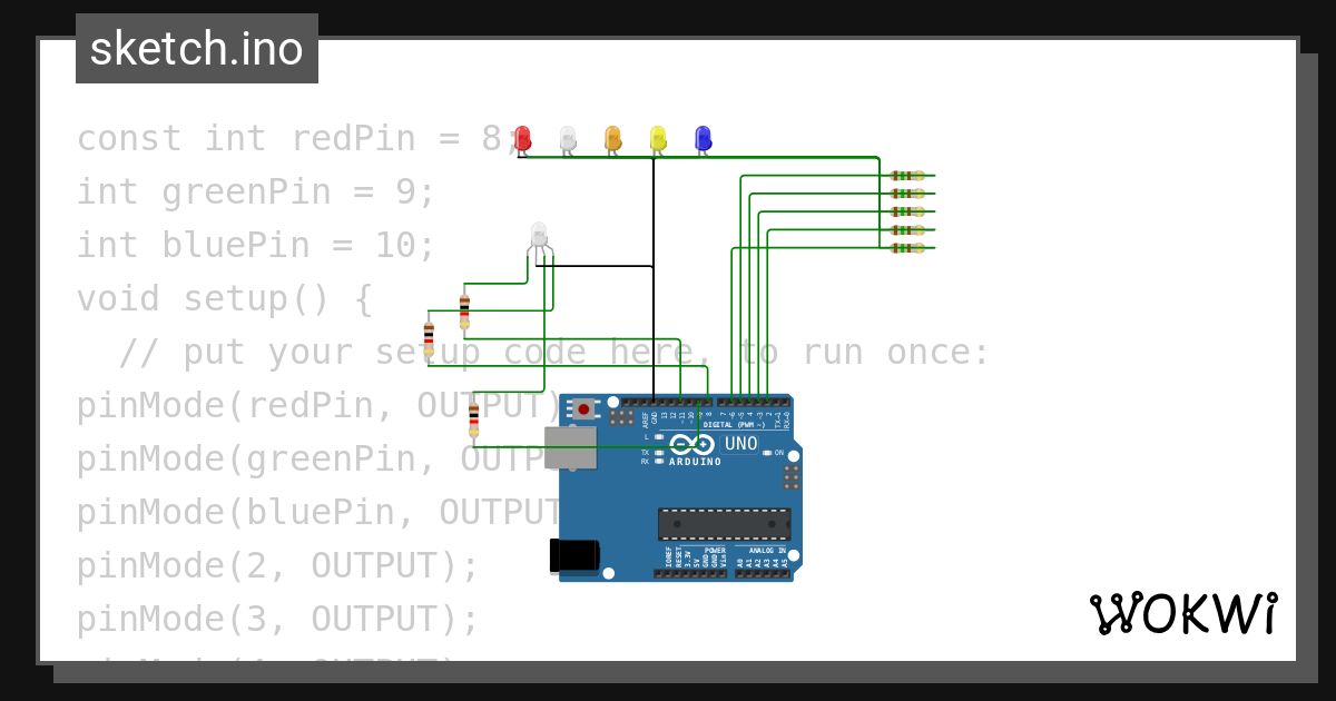 Lampu Bolak Balik Wokwi Esp32 Stm32 Arduino Simulator