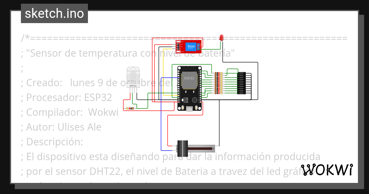 Evidencia 10 - Capa Física - Wokwi ESP32, STM32, Arduino Simulator