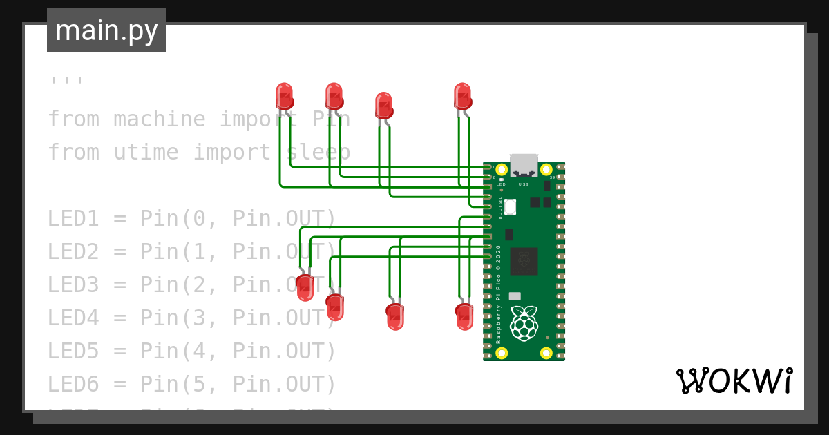 8 Bit Counter Wokwi Esp32 Stm32 Arduino Simulator