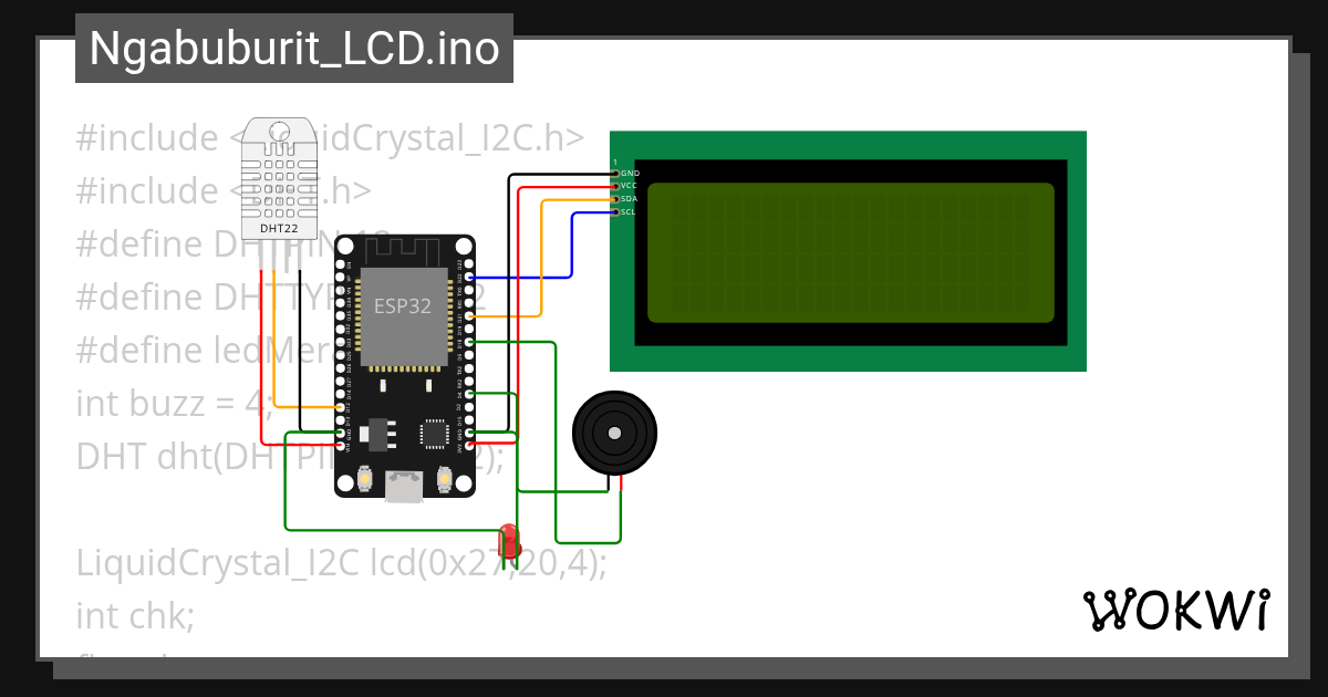 woi mawan_DHT22_LCD Copy (6) - Wokwi ESP32, STM32, Arduino Simulator
