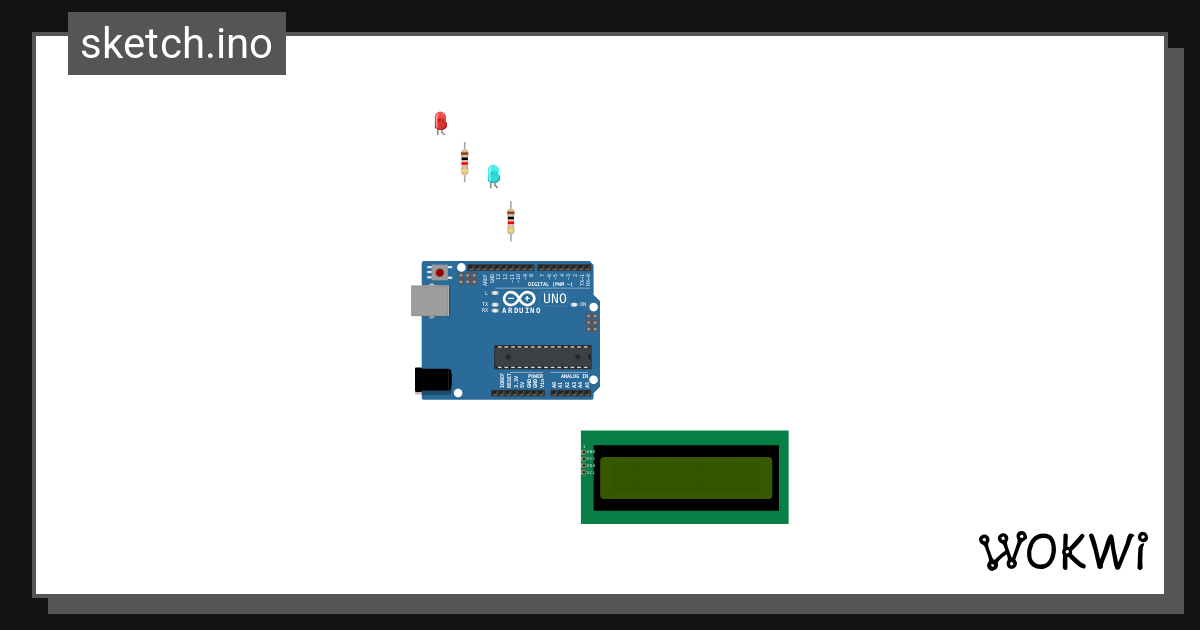 ไฟ2ตัว Wokwi Esp32 Stm32 Arduino Simulator 8893
