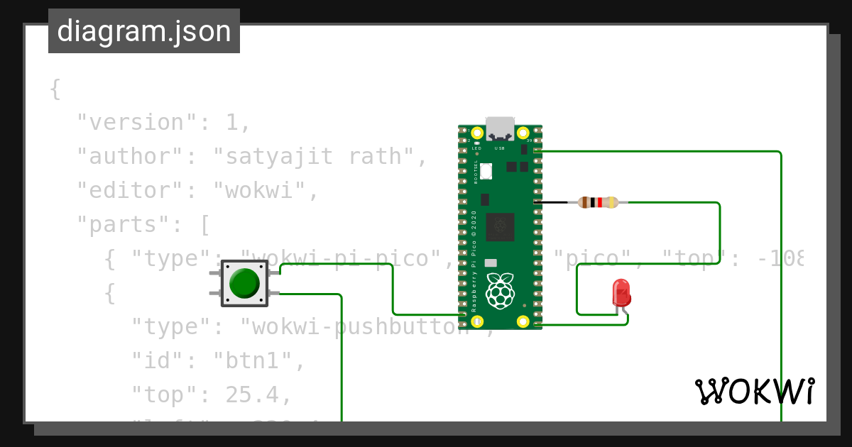 Pullup Switch Wokwi Esp32 Stm32 Arduino Simulator 5624