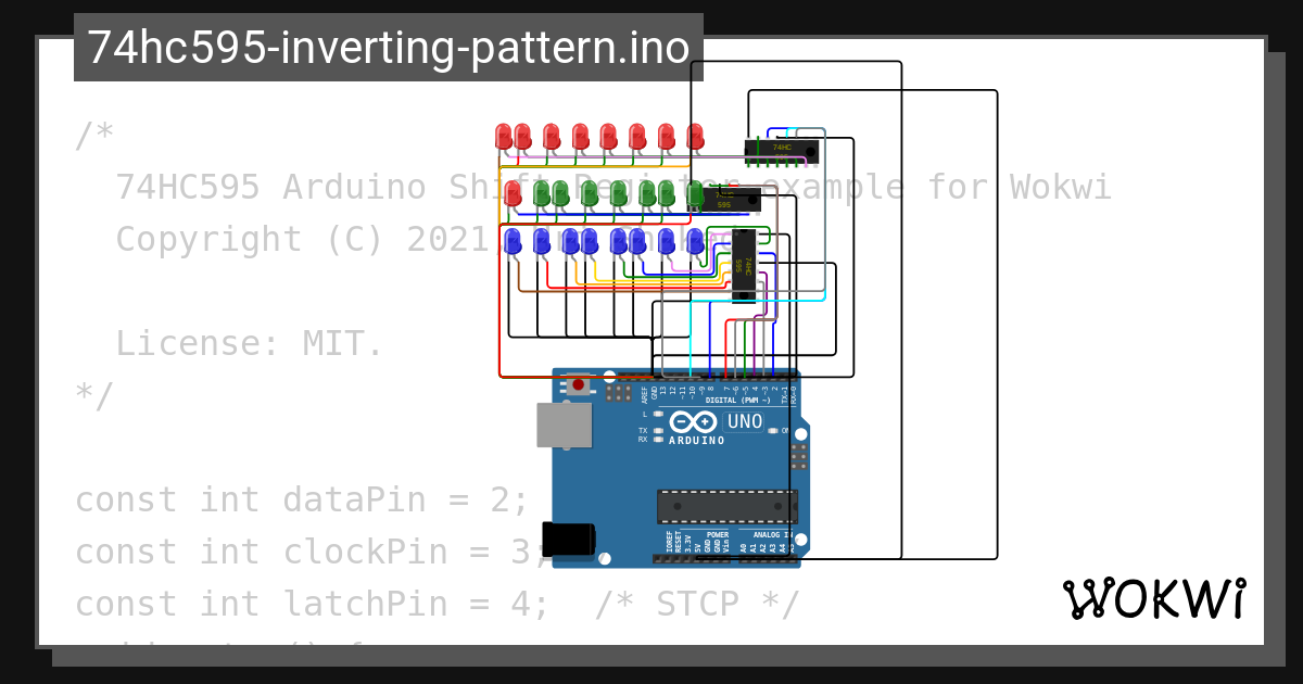 Sparkfun 74hc595 O Copy 3 Wokwi Esp32 Stm32 Arduino Simulator 5722