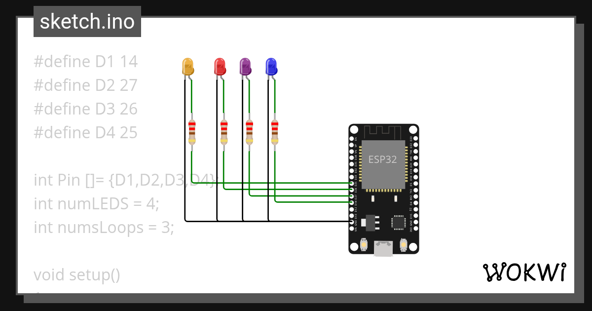 tugas ke 2 - Wokwi ESP32, STM32, Arduino Simulator tugas ke 2 - Wokwi ESP32, STM32, Arduino Simulator