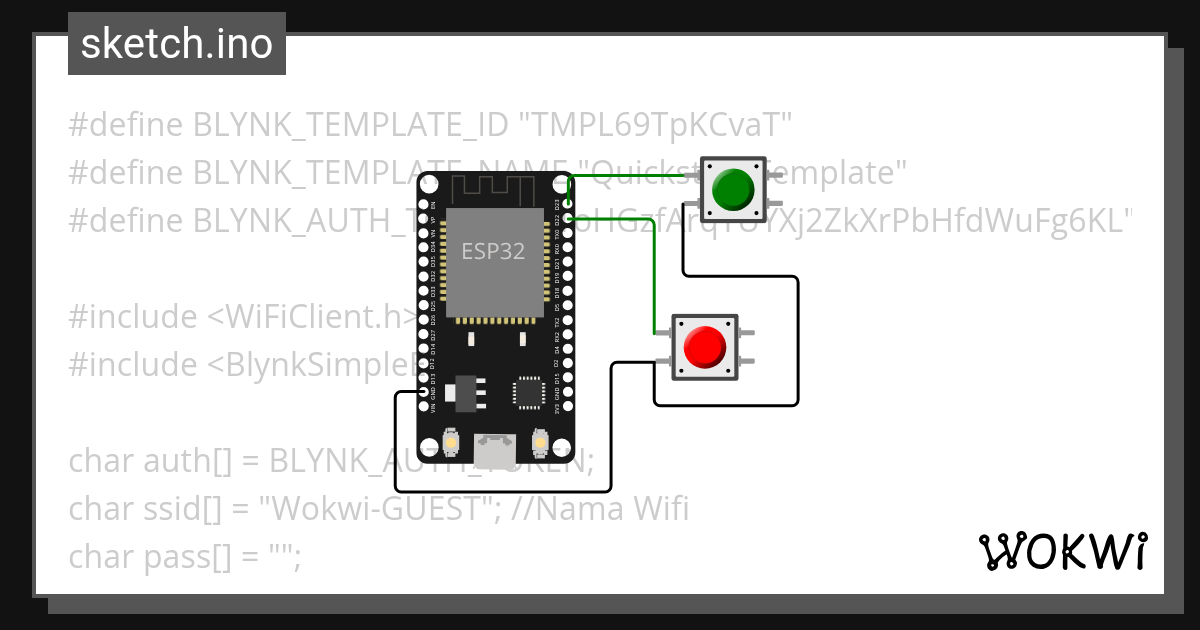TUGAS 1 - Wokwi ESP32, STM32, Arduino Simulator TUGAS 1 - Wokwi ESP32, STM32, Arduino Simulator