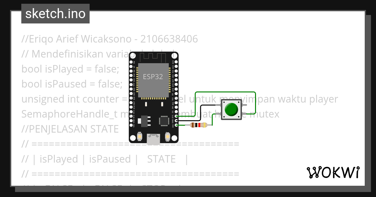 CS MODUL 6 - Wokwi ESP32, STM32, Arduino Simulator
