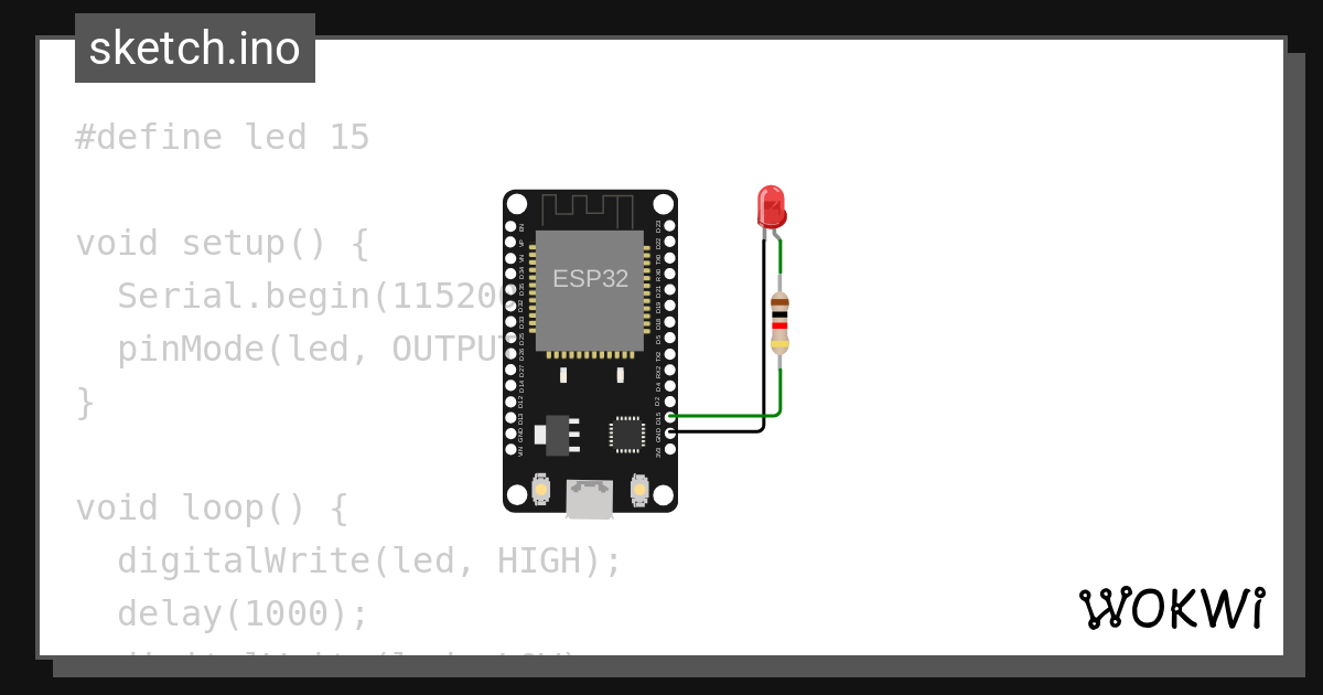L1 Wokwi Esp32 Stm32 Arduino Simulator