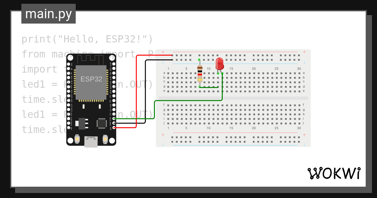 Led ติด ดับ Wokwi Esp32 Stm32 Arduino Simulator 5198