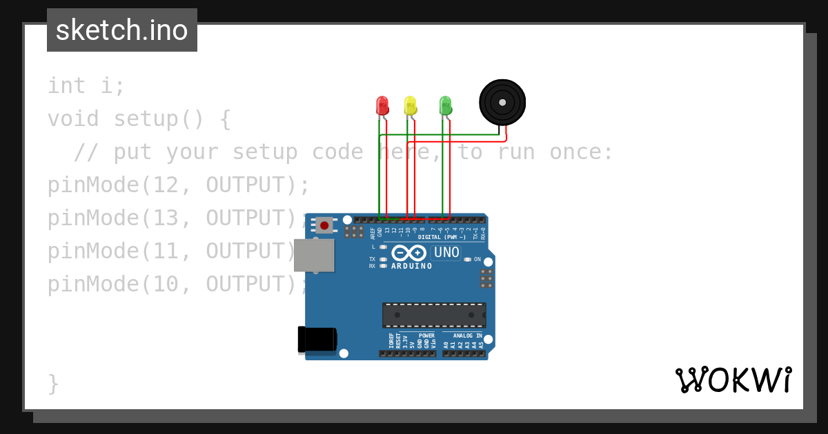 Lampu Kedip Kedip Wokwi Esp32 Stm32 Arduino Simulator 7590