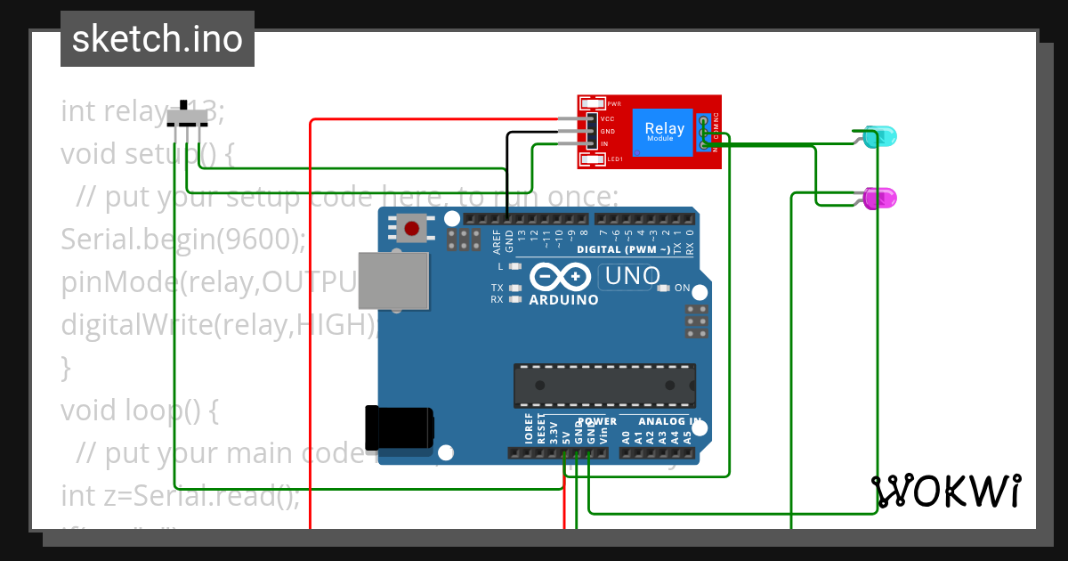 PC/BLUETOOTH CONTROLLED - Wokwi ESP32, STM32, Arduino Simulator