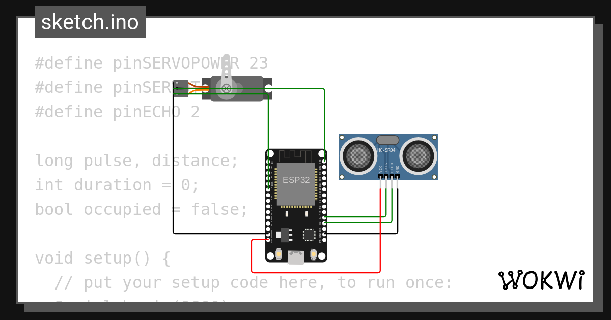 Servo Wokwi Esp32 Stm32 Arduino Simulator