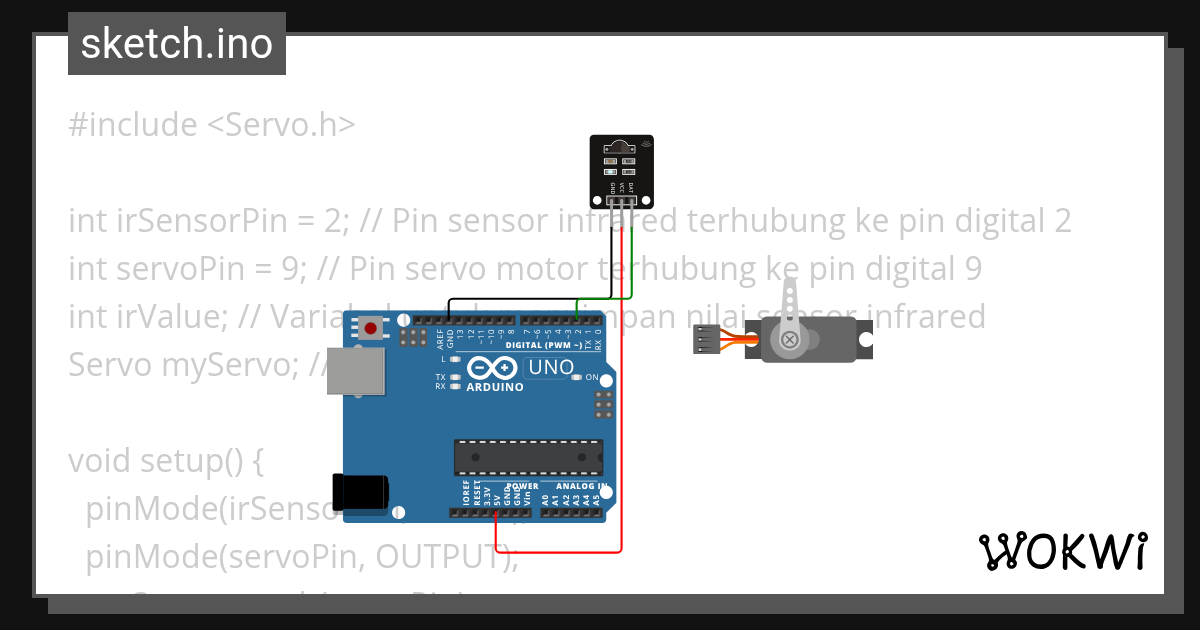 SERVO - Wokwi ESP32, STM32, Arduino Simulator