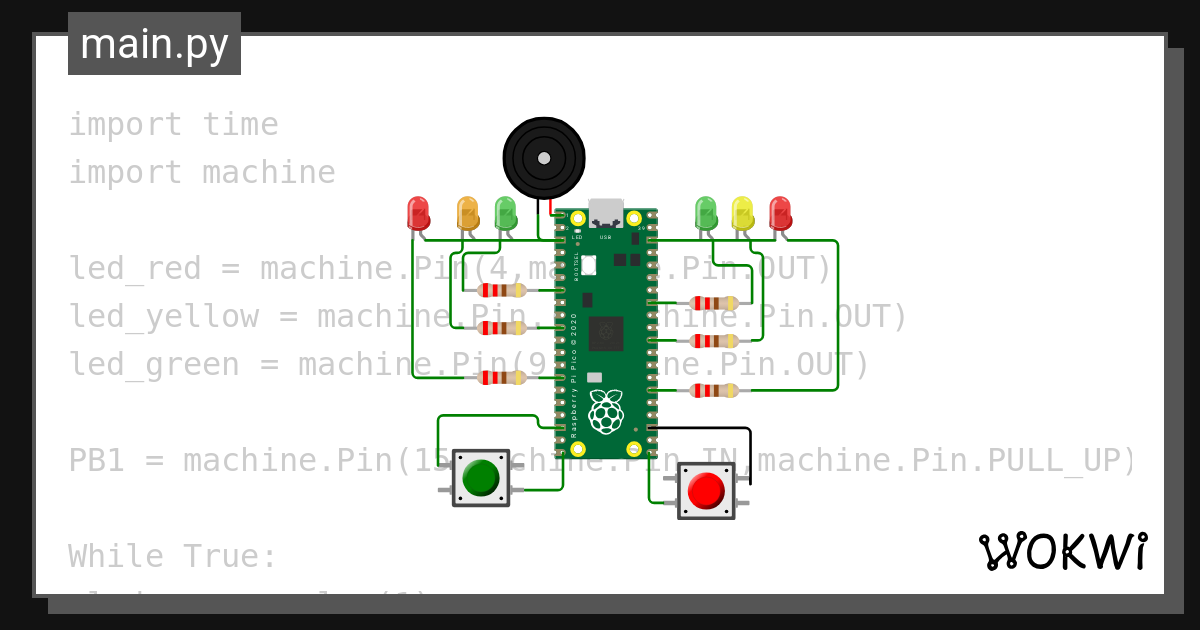 Blink With Micropython Copy Wokwi Esp32 Stm32 Arduino Simulator 