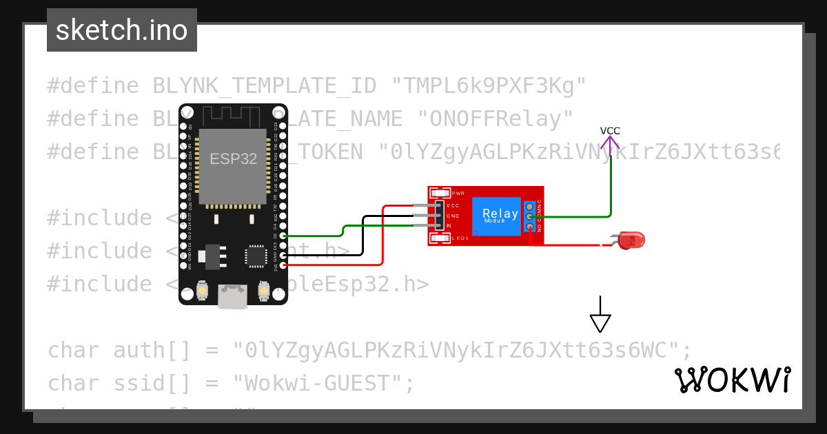 Relay 096 Wokwi Esp32 Stm32 Arduino Simulator 8123