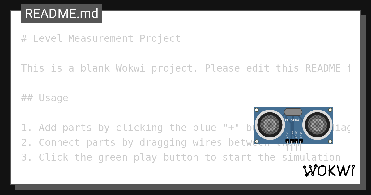 Level Measurement Wokwi Esp32 Stm32 Arduino Simulator
