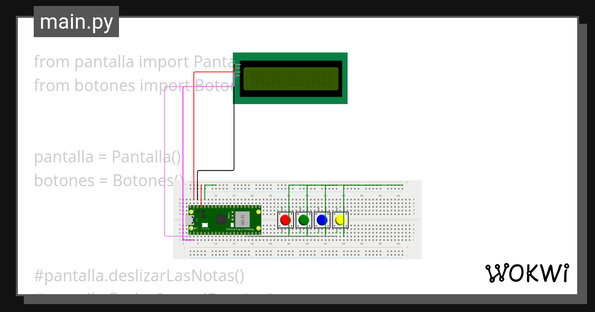 Proyecto 4 Botones Copy 233 Wokwi Esp32 Stm32 Arduino Simulator 6007