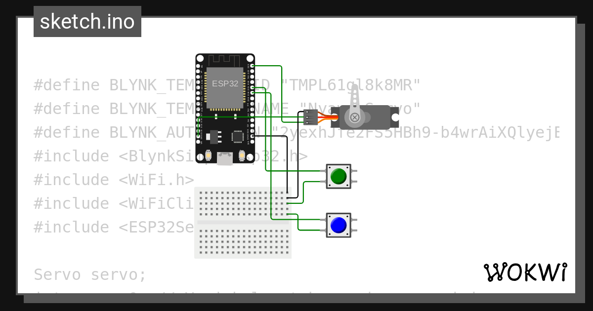 Nyayu Salamah 5cd Bab 4 Motor Servo Wokwi Esp32 Stm32 Arduino Simulator
