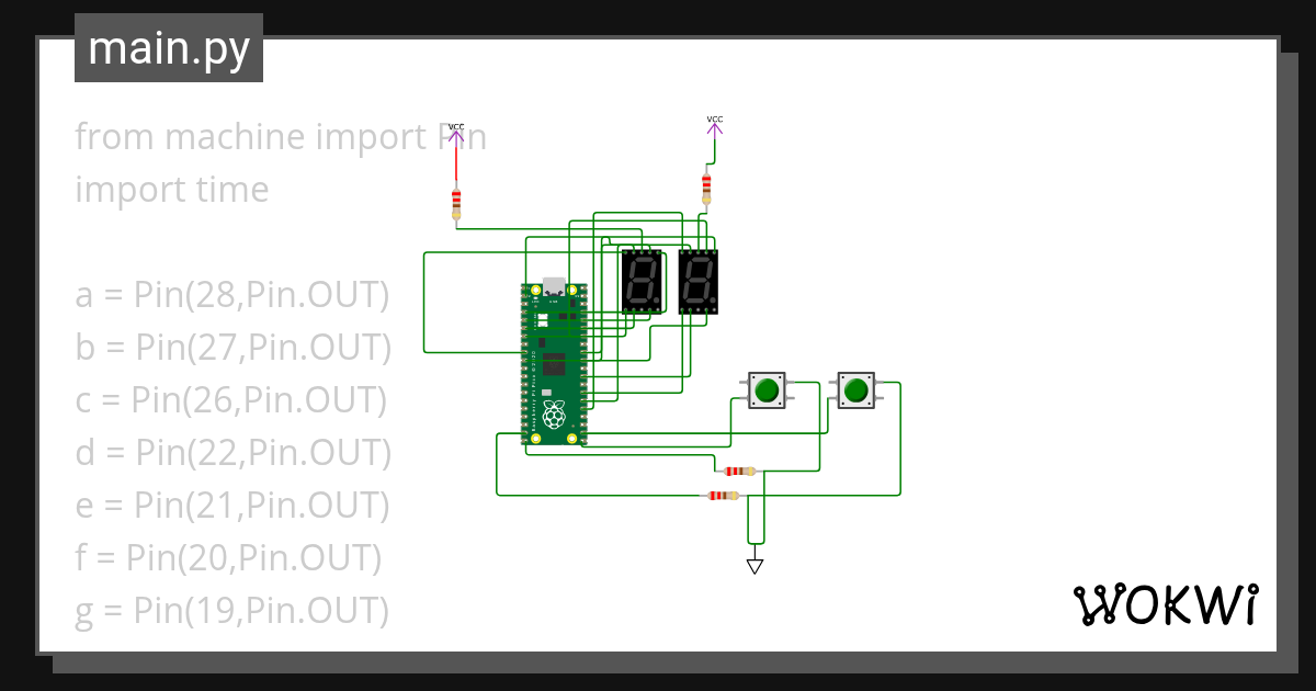 Practica5 - Wokwi ESP32, STM32, Arduino Simulator