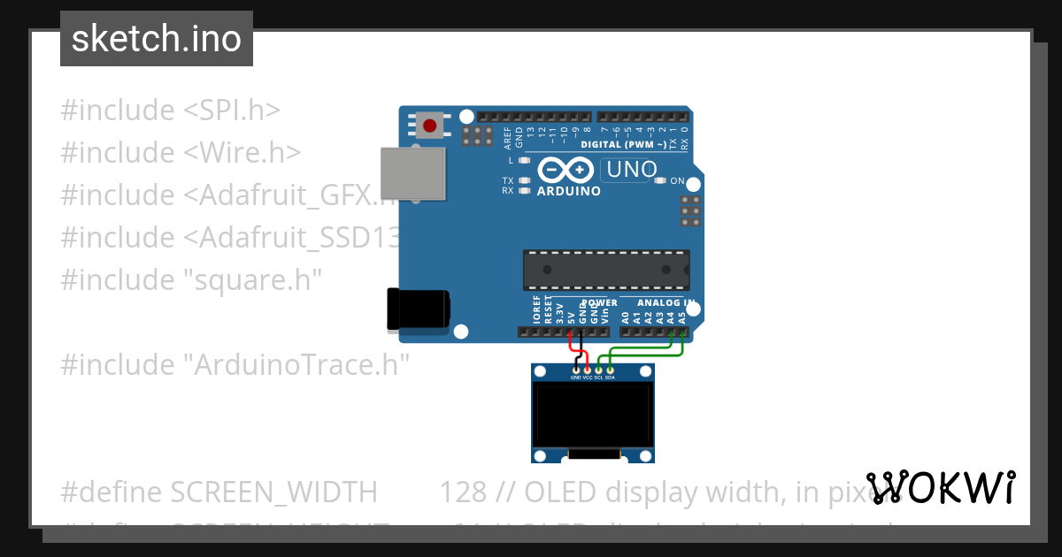 square clase - Wokwi ESP32, STM32, Arduino Simulator