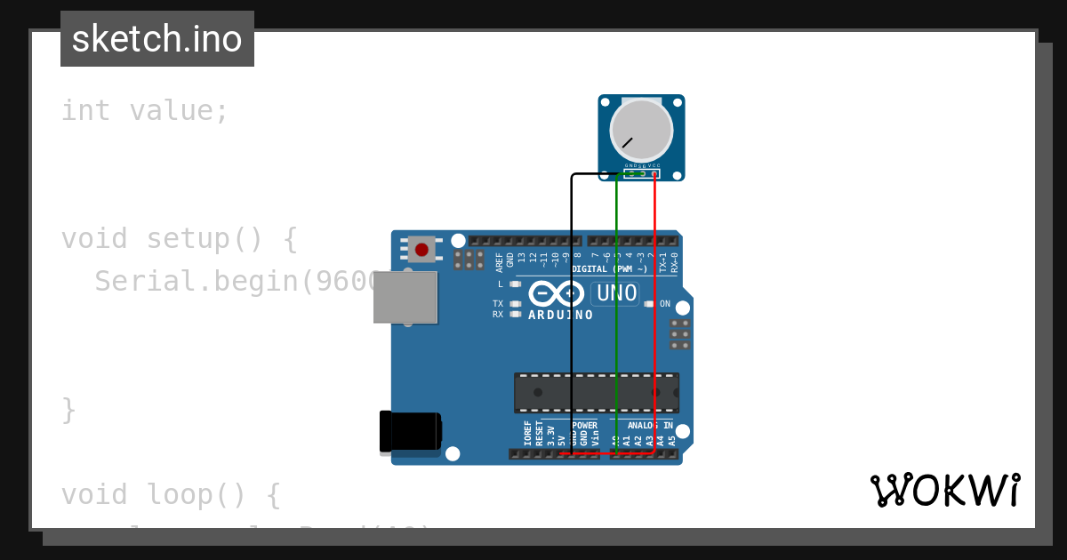 Lectura Potenciometro Valores Wokwi Esp32 Stm32 Arduino Simulator 5241