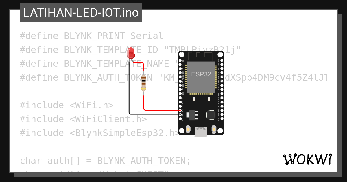Latihan Led Iot Blynk O Copy 2 Wokwi Esp32 Stm32 Arduino 2702