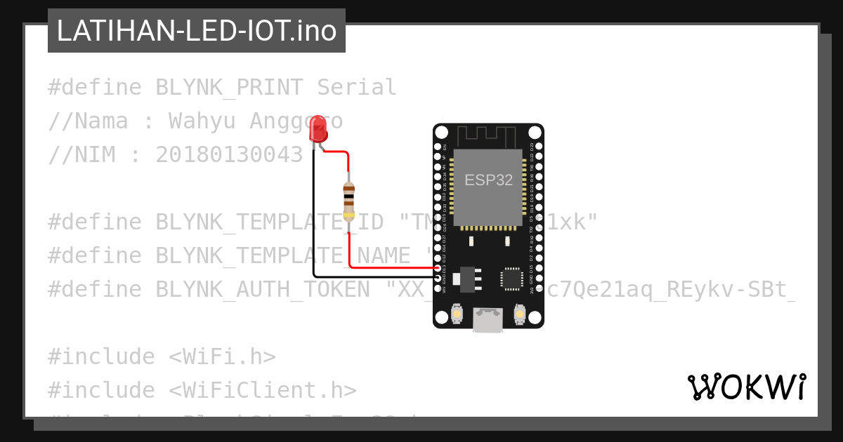 Latihan Led Iot O Copy Wokwi Esp32 Stm32 Arduino Simulator 1146