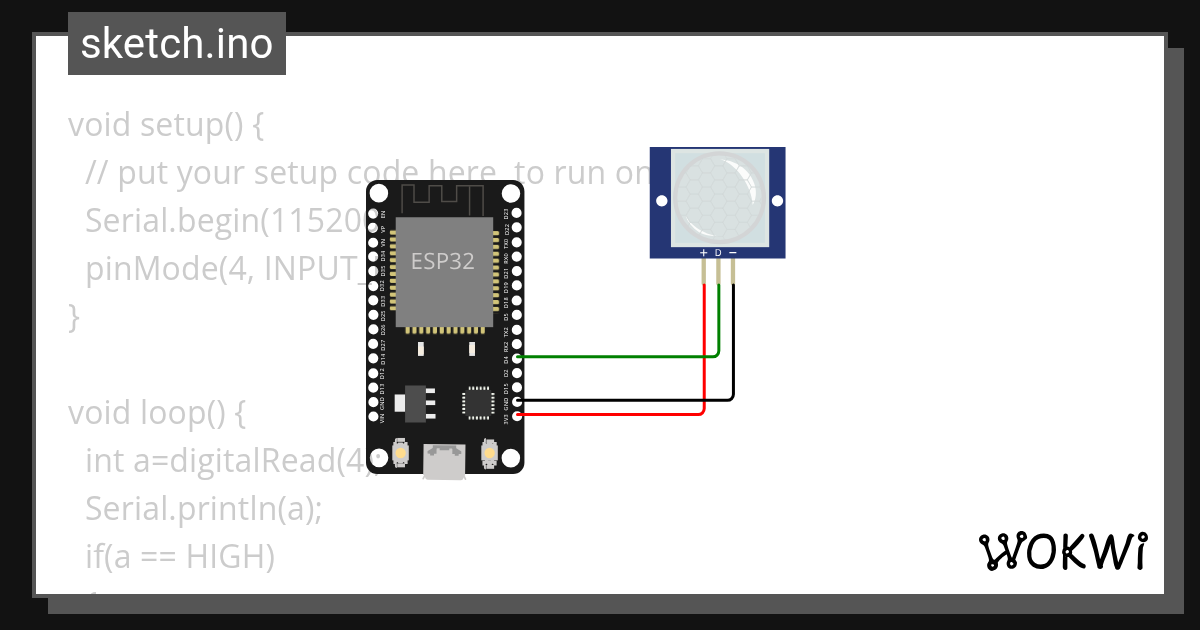 esp 32 pir - Wokwi ESP32, STM32, Arduino Simulator esp 32 pir - Wokwi ESP32, STM32, Arduino Simulator