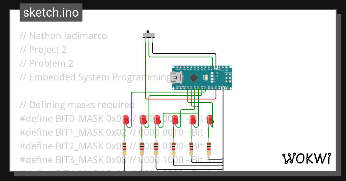 Proect 2 Embedded P2 - Wokwi ESP32, STM32, Arduino Simulator