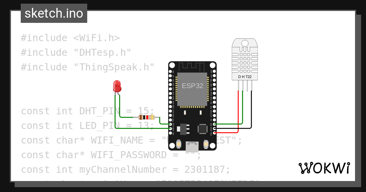 Thingspeak Wokwi Esp32 Stm32 Arduino Simulator 4034