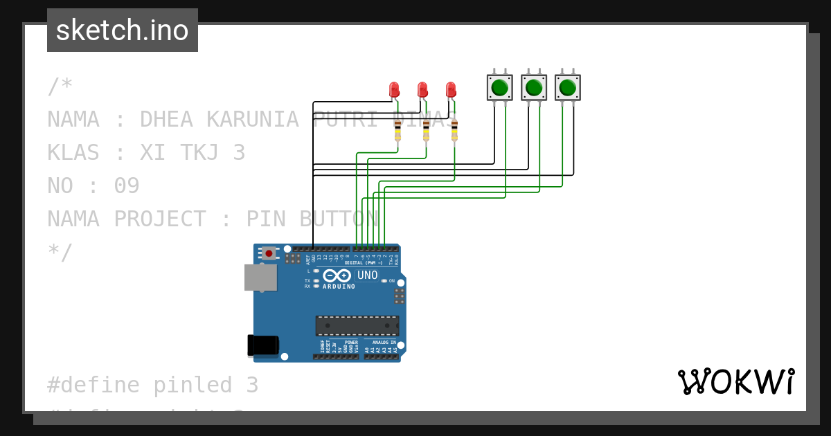 Buttom Wokwi Esp32 Stm32 Arduino Simulator 