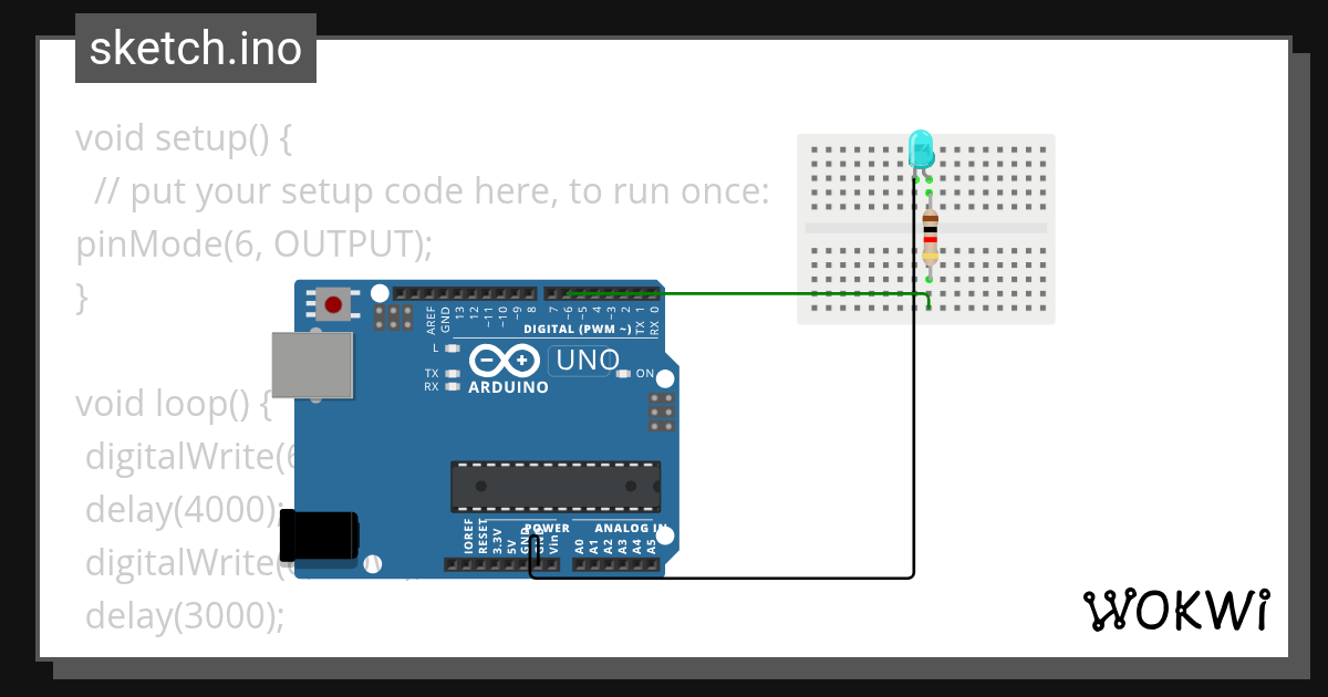 sketch.ino - Wokwi ESP32, STM32, Arduino Simulator