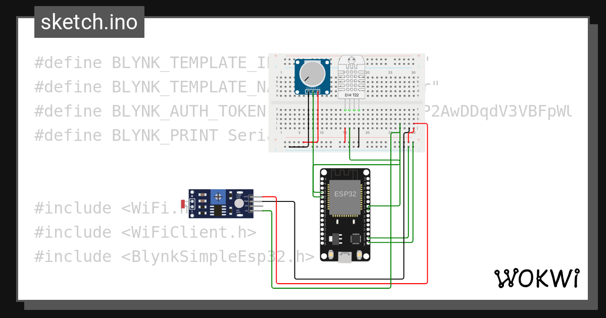 Rumah Pintar Wokwi Esp32 Stm32 Arduino Simulator 5167