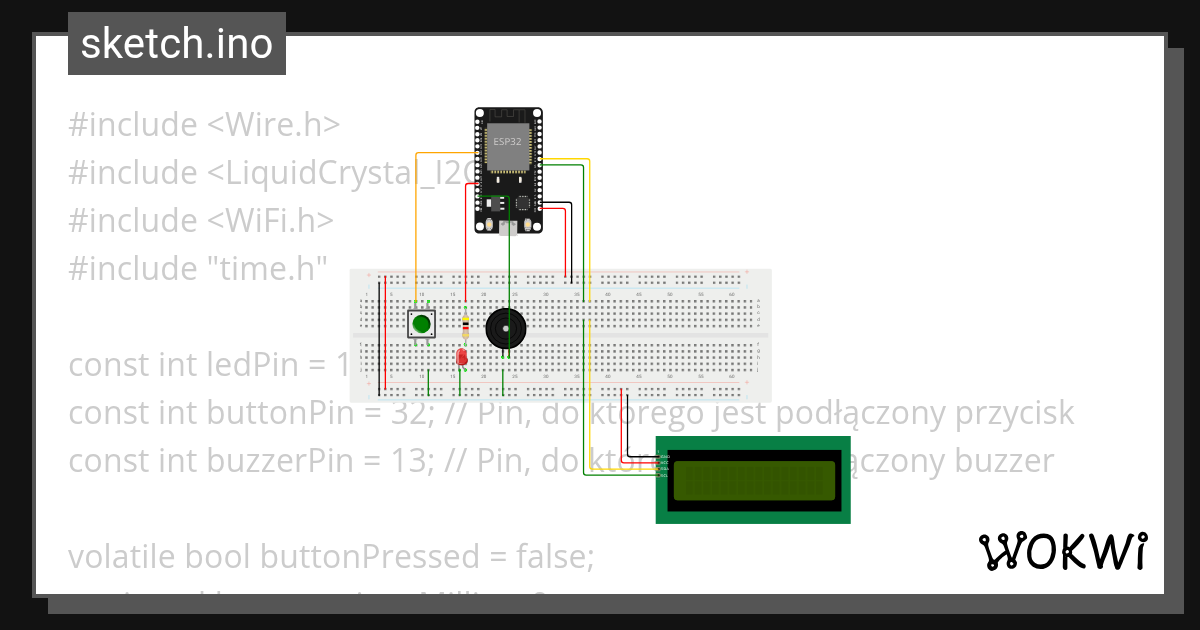 Magazyn projekt - Wokwi ESP32, STM32, Arduino Simulator