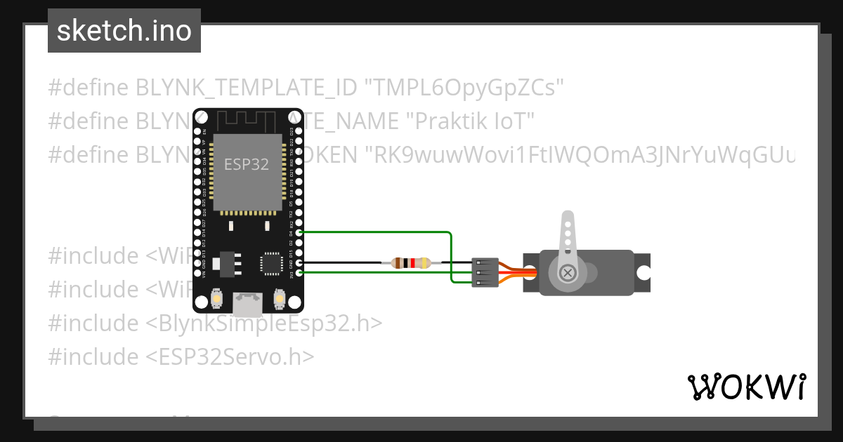 servo 2 - Wokwi ESP32, STM32, Arduino Simulator