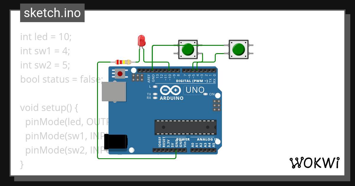 Pb To Switch Wokwi Esp32 Stm32 Arduino Simulator 
