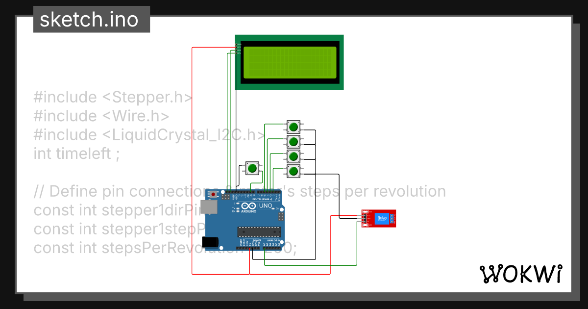 FCW timer - Wokwi ESP32, STM32, Arduino Simulator