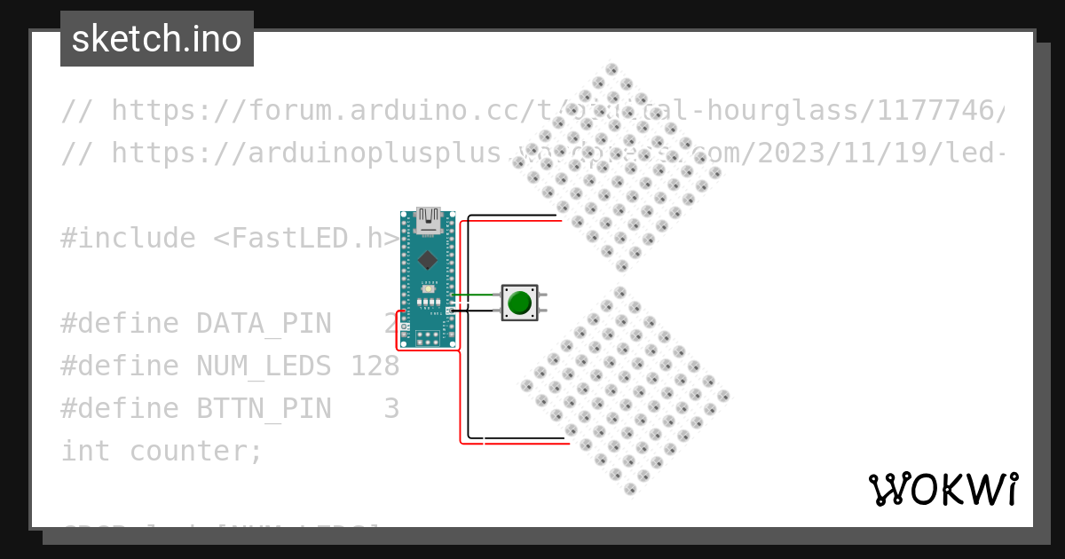 Hourglass Wokwi Esp32 Stm32 Arduino Simulator