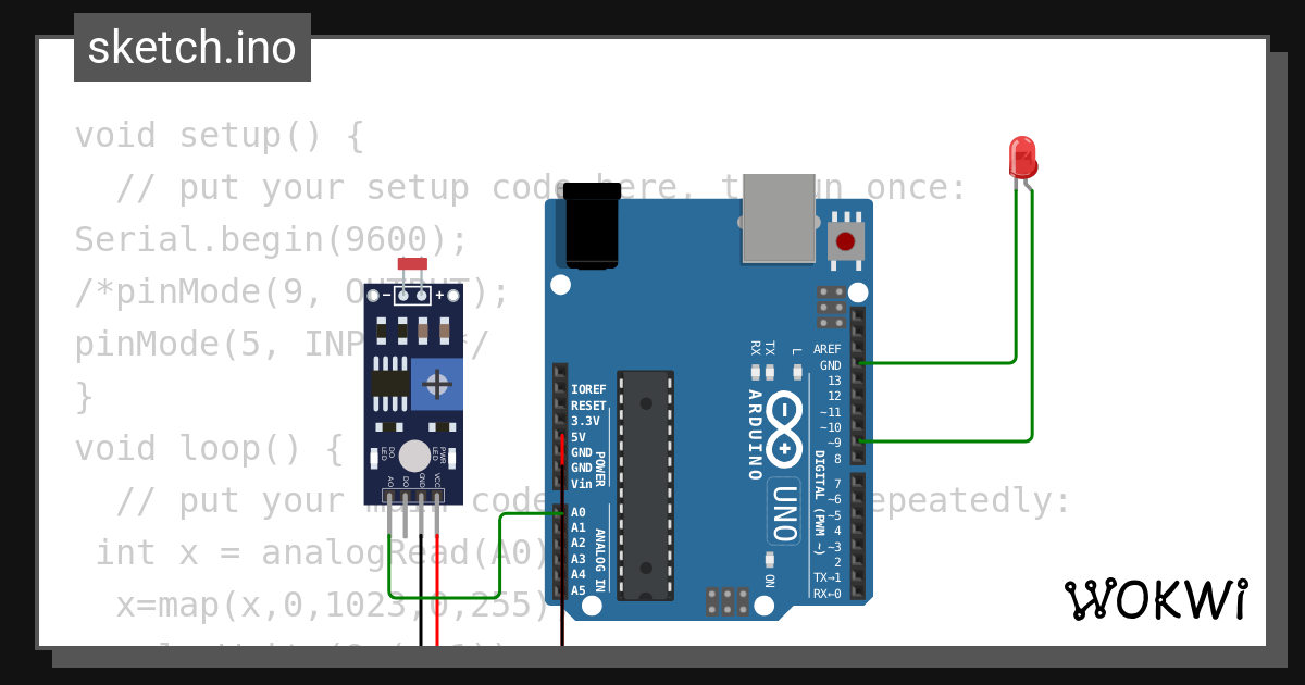 Ldr With Ardunio Wokwi Esp32 Stm32 Arduino Simulator