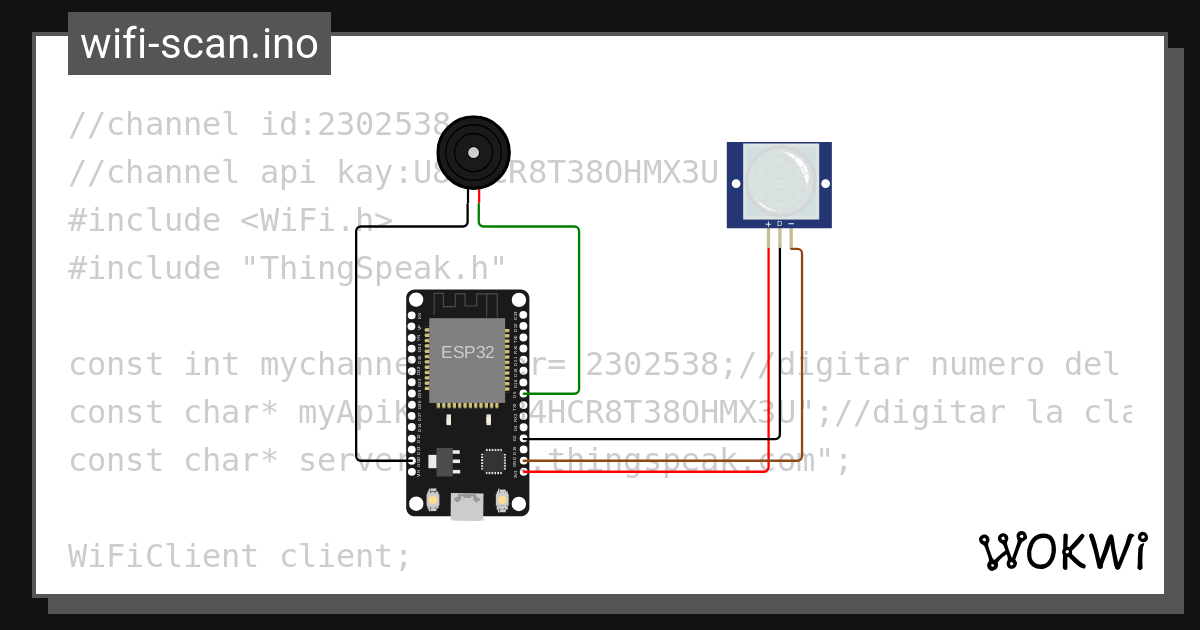 Sensor De Movimiento Wokwi Esp32 Stm32 Arduino Simulator 0048